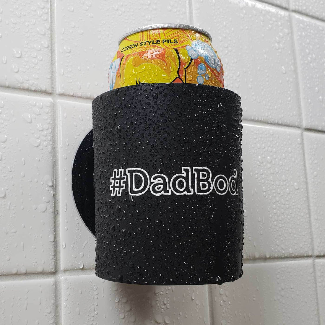 Shower Beer Holder: #DadBod
